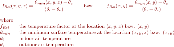 Basic principle for calculating thermal bridges [ ]